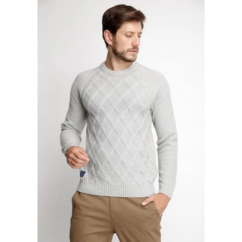 Sweater Virginia Grey Melange-DOLLY - Dolly