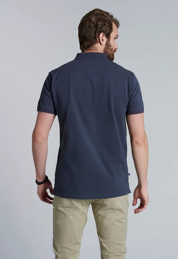 Polera m-c basic c-cam. pique hombre fer - Dolly