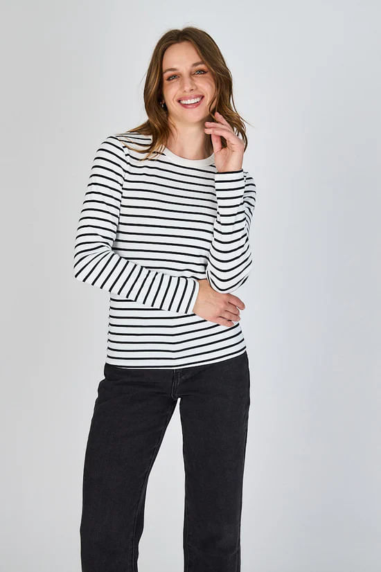 Polera m-l a rayas florencia eclipse - Dolly