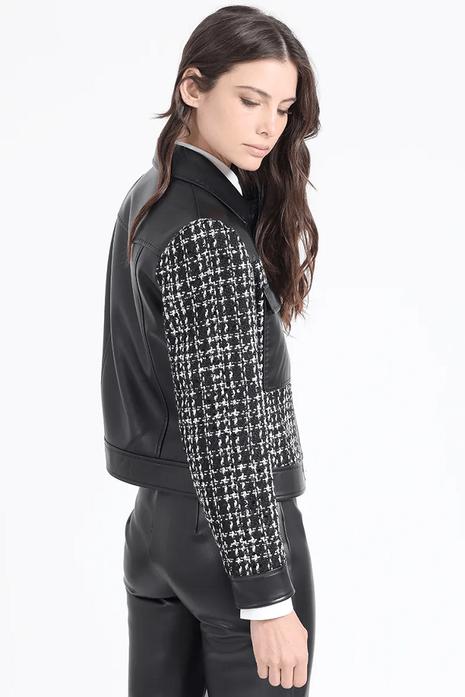 Chaqueta mix ecocuero liola mujer - Dolly