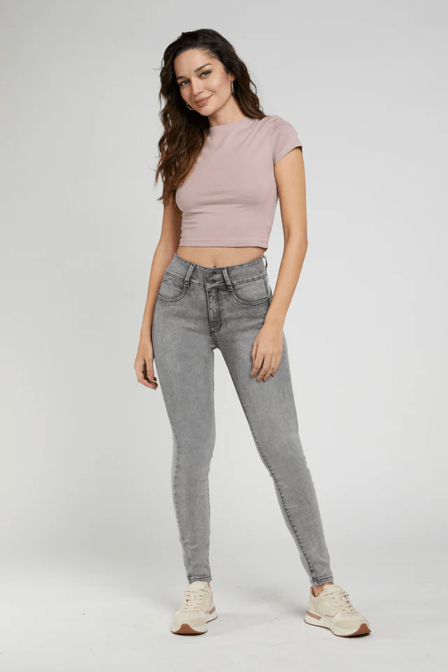Jeans push in granate mujer amalia - Dolly
